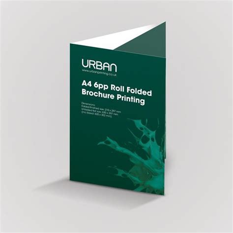 6pp A4 Brochure Printing Folded A4 Brochure Printing Same Day