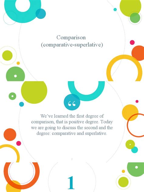 Comparison Degree Comparative Superlative A Pdf Adjective Adverb