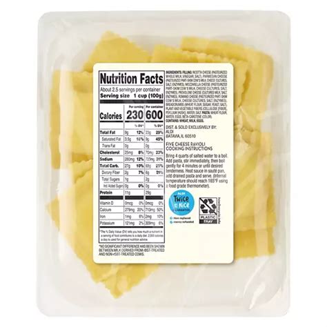 Priano Classic Five Cheese Ravioli 9 Oz