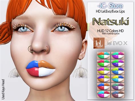Second Life Marketplace Ic Store Hd Lel Evo Evox Lips Natsuki
