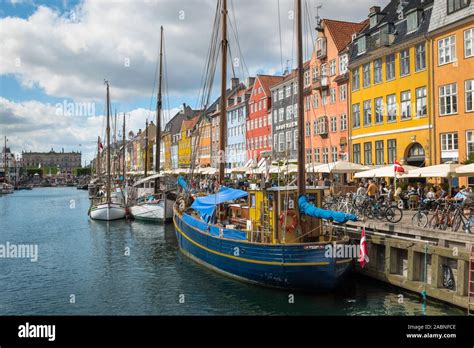 Nyhavn Copenhagen View Of The Colorful Quayside In The Nyhavn Harbor