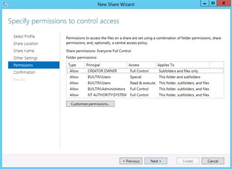 How To Create A Share Folder In Windows Server 2012 Using Server