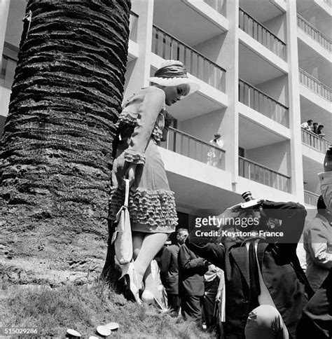 Actress Elke Sommer At The Xvth Cannes Film Festival In Cannes