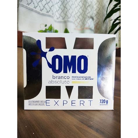 Sabão Em Pó Omo Expert Branco Absoluto 720g Shopee Brasil