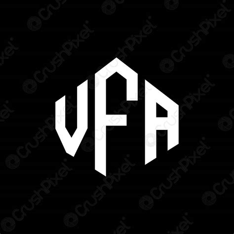 Vfa Letter Logo Design With Polygon Shape Vfa Polygon And Stock Vector 6044364 Crushpixel