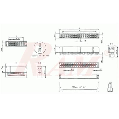 Idc16 Female Fc16 Cable Ram Electronics Website