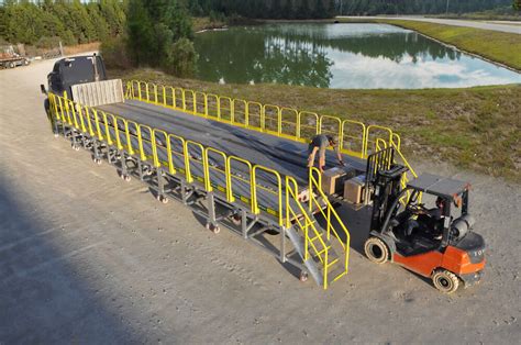 Rolling Platforms For Flatbed Truck Loading Saferack