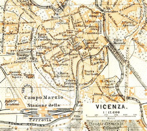 Vicenza Free Map Of Italy Picryl Public Domain Search
