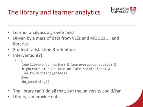 Ppt Analytics Lancaster University Library Powerpoint Presentation Id5300932