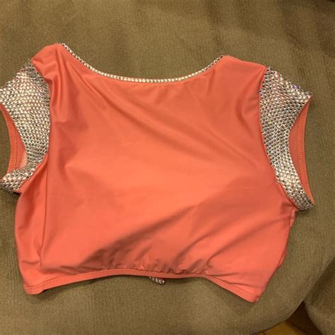 Coral Pageant Swimsuit Gem