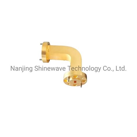 075ghz 400ghz E Bend Waveguide Connecting Waveguide Circular Arc Or