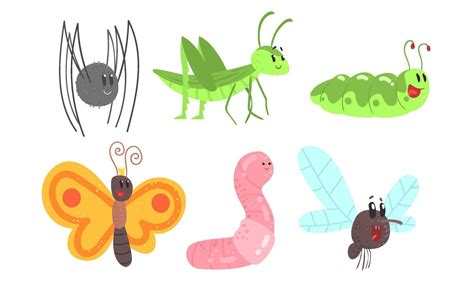 Adorable Insects Vector Art Icons And Graphics For Free Download