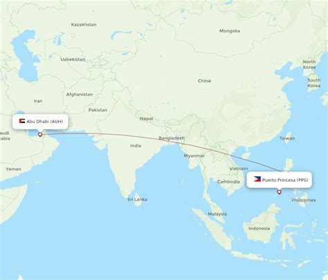 Flights From Abu Dhabi To Puerto Princesa Auh To Pps Airlines