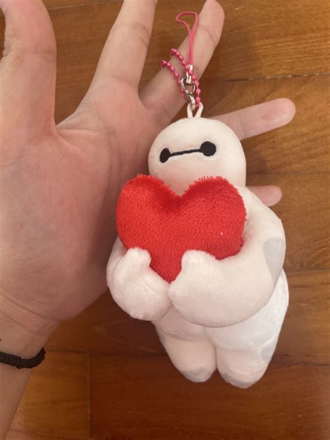 Disney Baymax Plushie With Heart Hobbies And Toys Toys And Games On Carousell