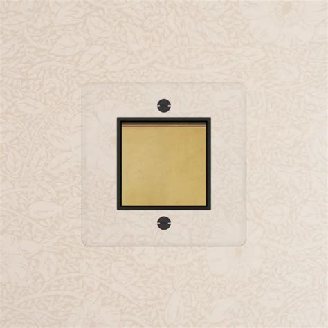 Kew Single Retractive Rocker Switch Lucid Antique Brass Black