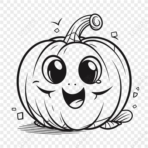 귀여운 호박 개요 스케치 드로잉을위한 할로윈 색칠 페이지 벡터선 그리기라인 아트 Png 일러스트 무료 다운로드 Lovepik