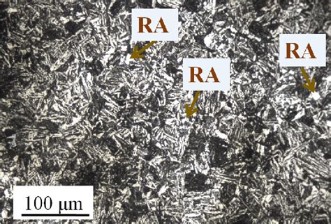 Optical Microstructure Of Quenched And Tempered 4140 Hsla Ra Retained