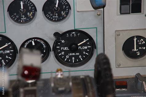 Cockpit Of The Former Golden Knights F27 Fokker Friendship Aircraft At