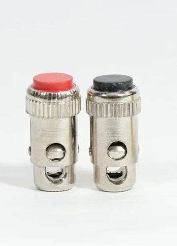 Round Brass Amplifier Speaker Terminal Brass 3 Inch Height Black