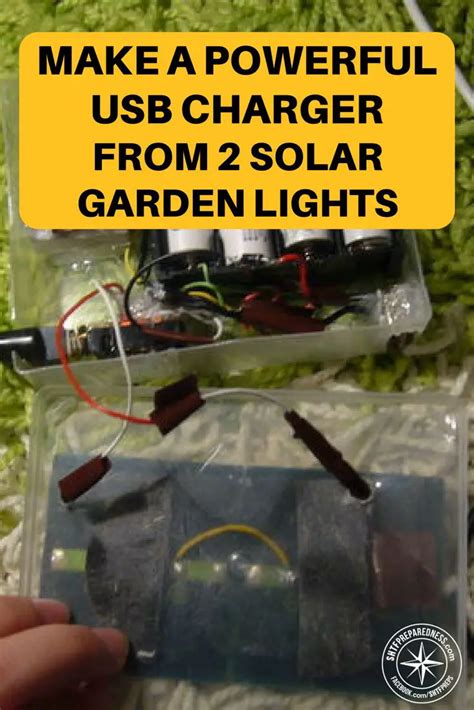 How To Make A Powerful USB Charger From Solar Garden Lights
