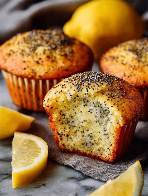 Delicious Lemon Poppy Seed Muffins Recipe For Breakfast