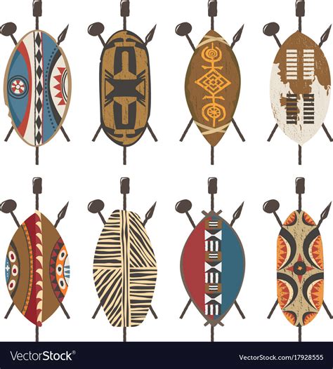 Blank African Shields