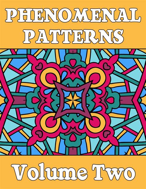 25 Patterns Coloring Pages Adult Coloring Book Volume 2 Meditation