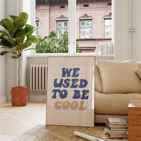 We Used To Be Cool Print Lune Club