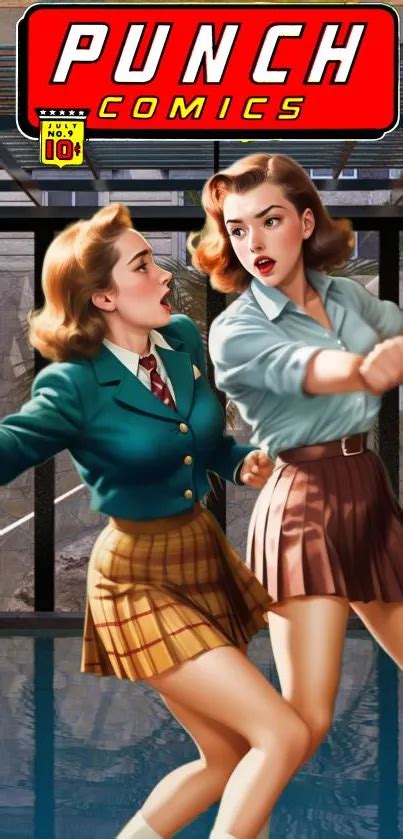 Retro Comic Style Wallpaper Free Download