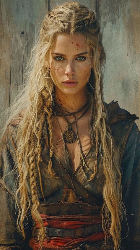 Female Viking Женщина викинг Женщины викинги Романтические прически