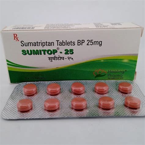Sumitop 25mg Sumatriptan Tablets 3 X 10 At ₹ 150strip In Nagpur Id