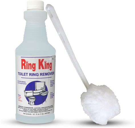 Amazon Brand 32oz Ring King Toilet Bowl Cleaner With 13