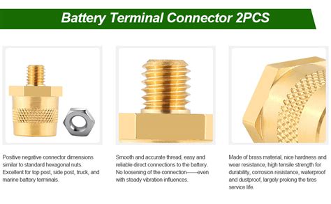 Battery Side Post To Top Post Adapter