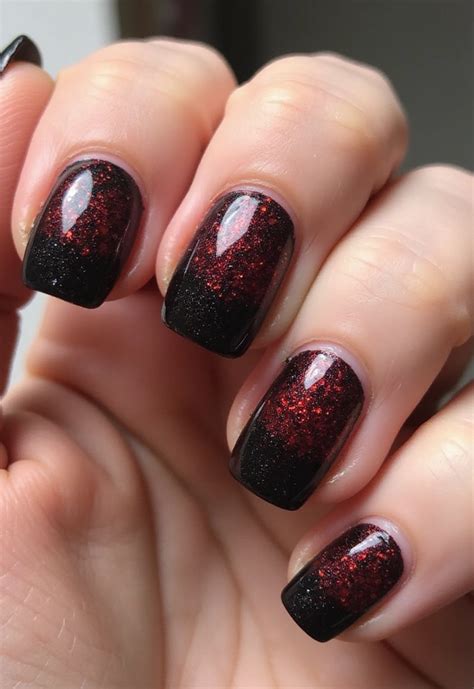 20 Stylish Black And Red Nail Designs To Turn Heads In 2025