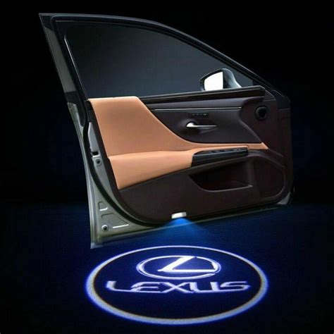 4pcs Led Logo Door Courtesy Light Shadow Laser Projector For Lexus Es