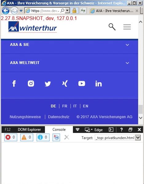 Ie Footer Links Mobile Interaction Not Working · Issue 72 · Axa Ch Webhub Cloudpattern Library