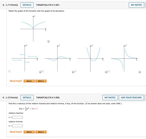 Solved Match The Graph Of The Function With The Graph Of Its Chegg
