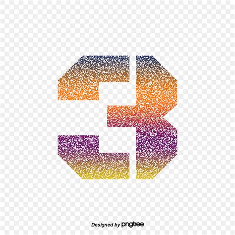 아라비아 숫자 일러스트 3 효과 3 클립 아트 효과 벡터 Png 일러스트 및 Psd 이미지 무료 다운로드 Pngtree