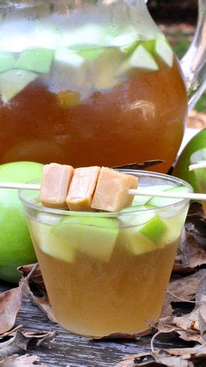 Caramel Candy Apple Punch Recipe Autumn