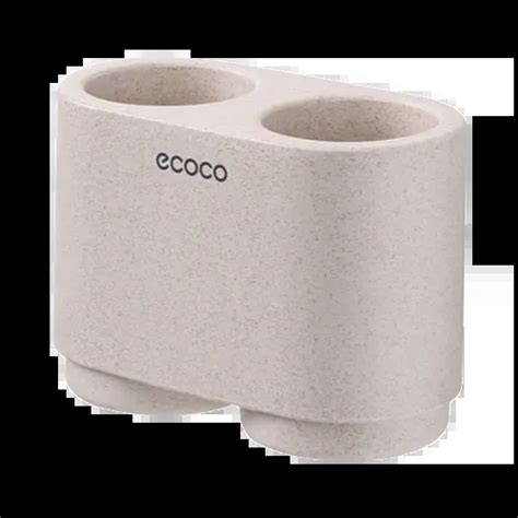 Ecoco Magnetic Suction Cup Toothpaste Toothbrush Holder Wall Mounted