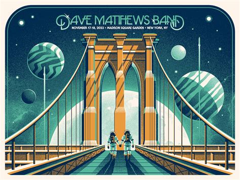 Dave Matthews Band New York City Poster — Dkng