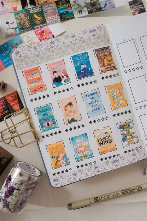 5 Easy Reading And Book Tracker Ideas For Your Journal — Erin Smith Bullet Journal And Stationery