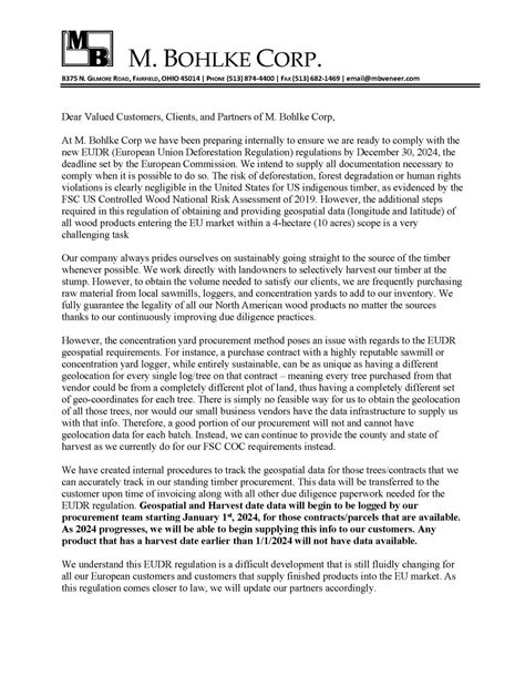 Dear Valued Clients Customers And Partners Please See Our Statement