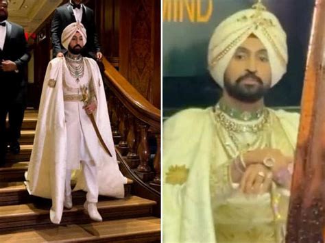Diljit Dosanjh Proudly Carries His Punjabi Heritage To His Met Gala Debut Filmfare Com