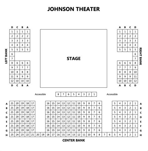 Seating Charts Tennessee Performing Arts Center