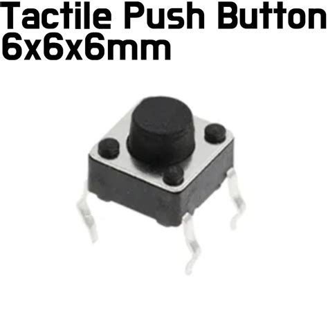 4pin 6x6x6 Mm Tactile Switch Push Button Epartners