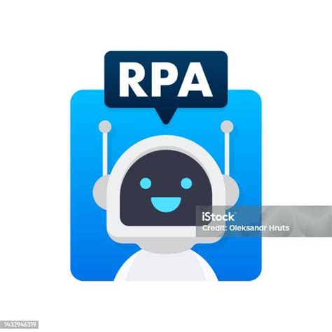 Rpa 로봇 프로세스 자동화 인공 지능 기계 학습 벡터 스톡 일러스트레이션 개념에 대한 스톡 벡터 아트 및 기타 이미지 개념 개발 개선 Istock