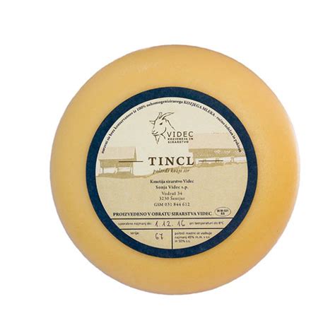 Sir Tincl Iz Senenega Kozjega Mleka Sirarstvo Videc