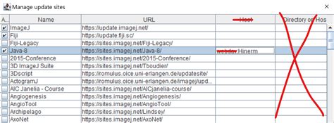 manage update site dialog improve user friendliness · issue 94