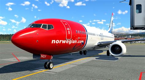 Zibo 737 800 Norwegian Sigrid Undset Ln Ngy X Planeto